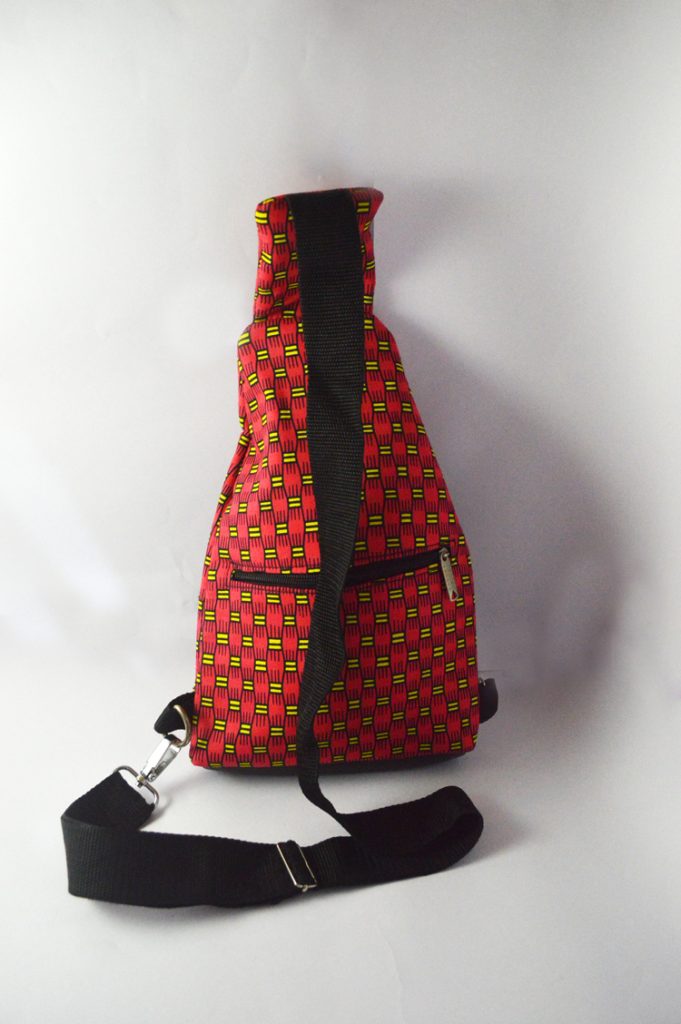 African Print + Leather Crossbody Sling Bag - African Things - Find ...