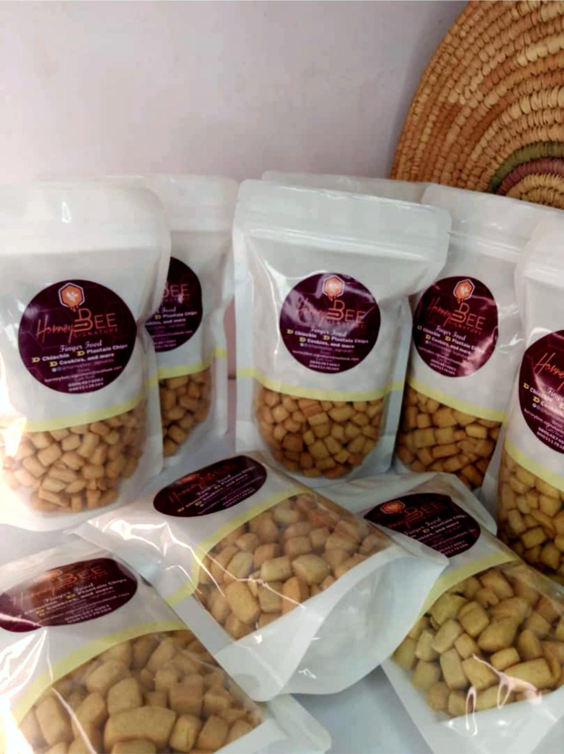 Custom Branded Chin Chin Packs